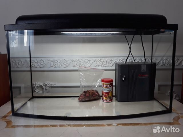 Панарамный аквариум Аква70
