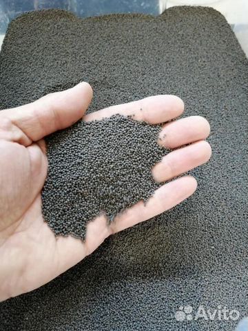 Грунт проппант алюмосиликатный черный 1,2-1,8 мм