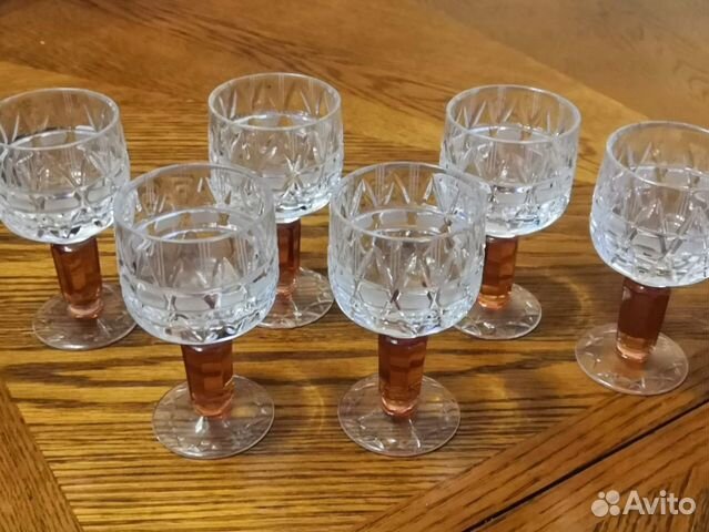 Хрустальные рюмки СССР купить в Долгопрудном | Хобби и отдых | Авито