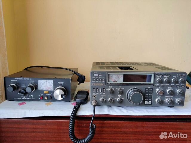 Кв трансивер Kenwood и антенный тюнер купить в Талице | Электроника | Авито